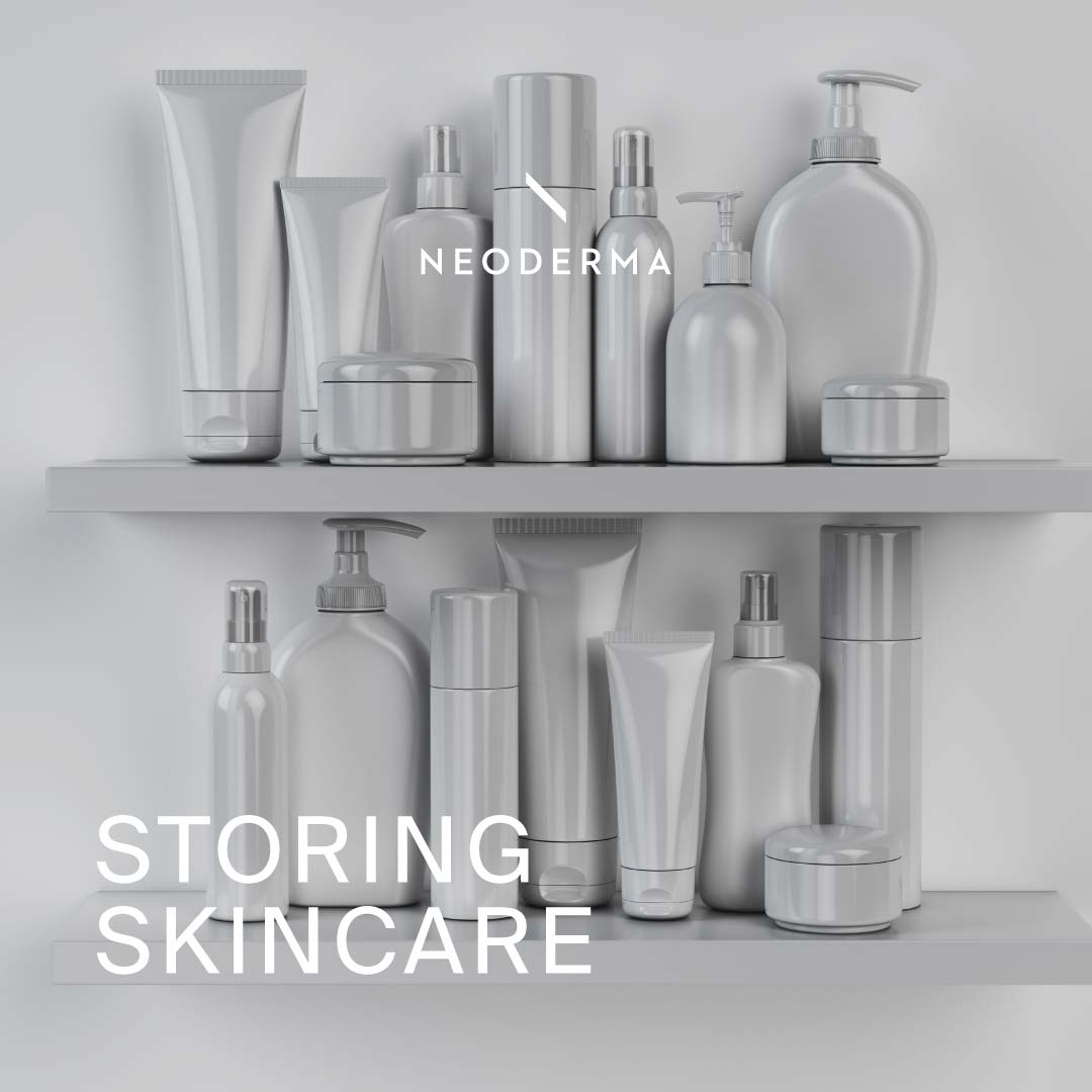Storing Skincare Products and Sizable Skincare Collection | NEODERMA